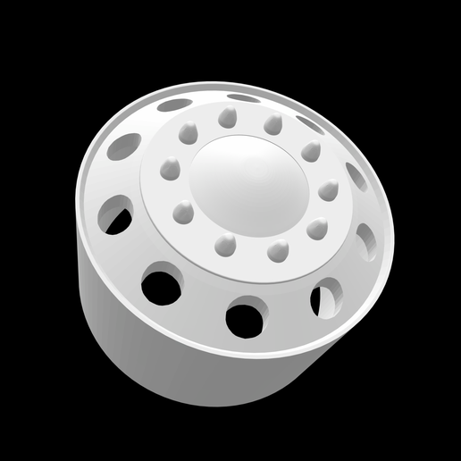 Файл STL Alcoa dually SCALABLE AND PRINTABLE RIMS 👽 ・Дизайн 3D принтера ...