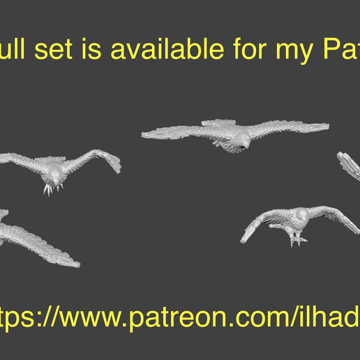 🦅 Foxmen: Giant Hawk Miniature・Free STL File for ・Cults