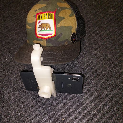 📞 Phone hat gopro・Free 3MF File for 3D printing・Cults