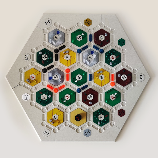 🎨 CATAN COMPLETE SET・ 3D File for ・Cults
