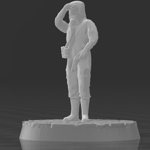 🎲 Vault Tec Hazmat scientists squad from Fallout・Free OBJ File for 3D ...