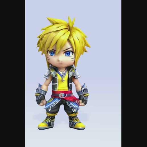 STL file Final Fantasy X - Tidus / Action Figure / STL 🎲 ・3D printer ...