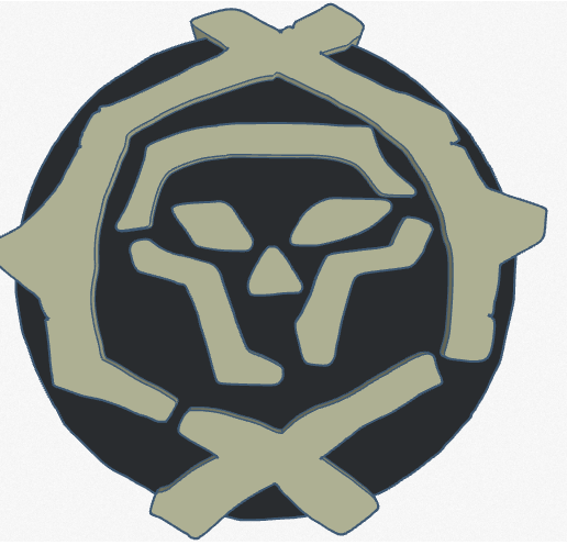 🥠 Sea of Thieves - Fort Of Fortune Key・Free 3D File for ・Cults