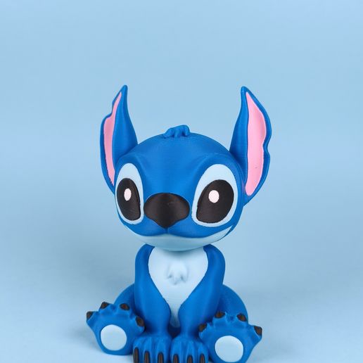 Stitch Clicker 🌺🌴, Clicky Figure 3D Toy (Lilo & Stitch Fan-Art)・ STL ...