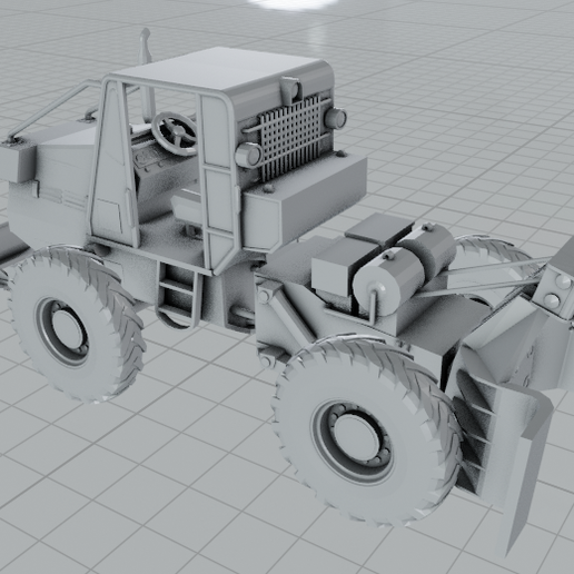 🚜 TAF 657 Tractor Articulat Forestier TAF 690 P・ STL File for 3D ...