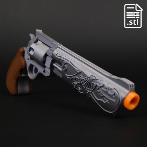 🔫 Team Fortress 2 Ambassador Revolver STL - Высококачественный 3D ...