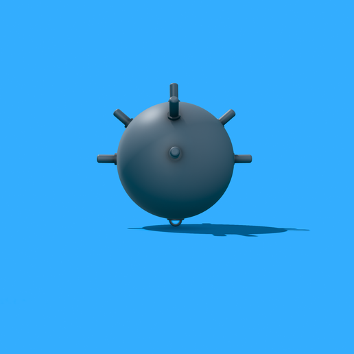 💣 Aquarium floating Mine・ 3MF File for ・Cults