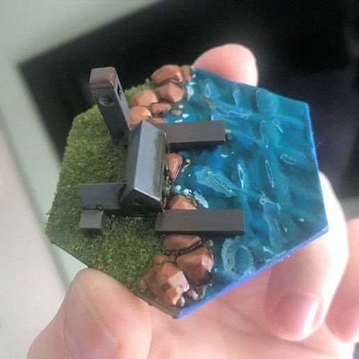 ⚔ Wargaming Hex Tiles / Mighty Empires - Coastal Tile Set, with Sea & a ...