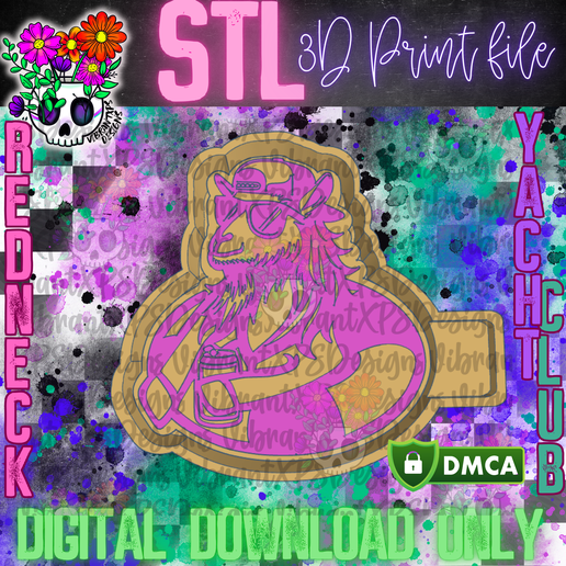 🐎 Redneck Yacht Club Horse STL Freshie Housing・ STL File for 3D ...