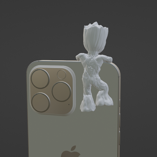 👼 Groot (hipper sonny angel style)・ STL File for 3D printing・Cults