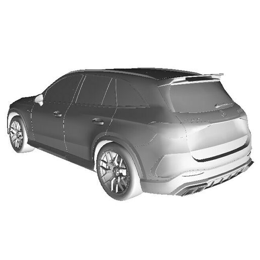 STL file Mercedes GLC 63S AMG 🚗 ・3D printable design to download・Cults