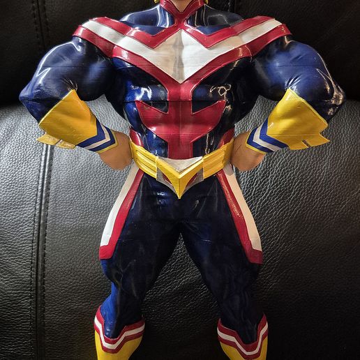 👾 All Might Statue・3D Print with the Elegoo Neptune 4 Pro 3D printer・Cults