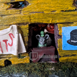 3D printable Mouseling Thief (18mm scale)・Cults