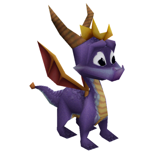 OBJ file Spyro | ps1 🔥 ・3D printing idea to download・Cults
