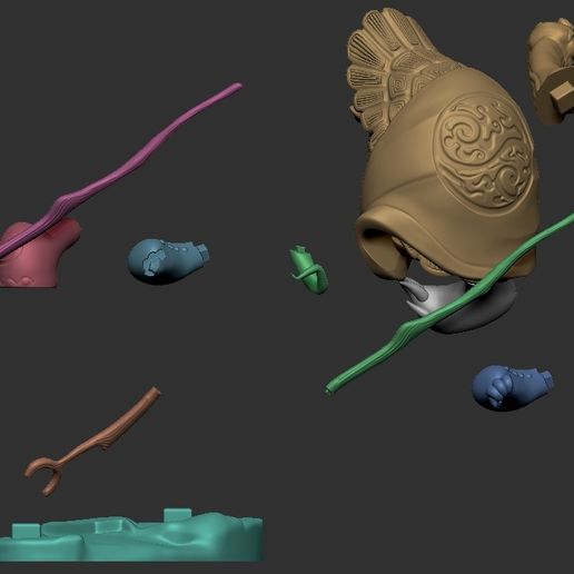 🐼 Master Oogway from Kung Fu Panda 3D print model・ OBJ File for ・Cults