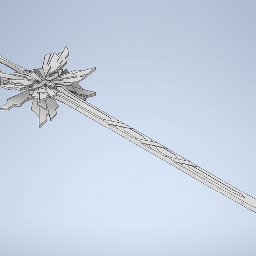 🗡️ Genshin Impact - Il Capitano Sword・ STL File for 3D printing・Cults