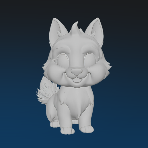 STL file Husky Siberiano Chibi – Perrito Adorable 🐉 ・3D printer model ...