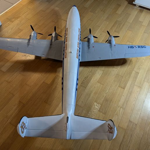 ️ RC Super Constellation L-1049 Testfiles and manual・Free STL File for ...