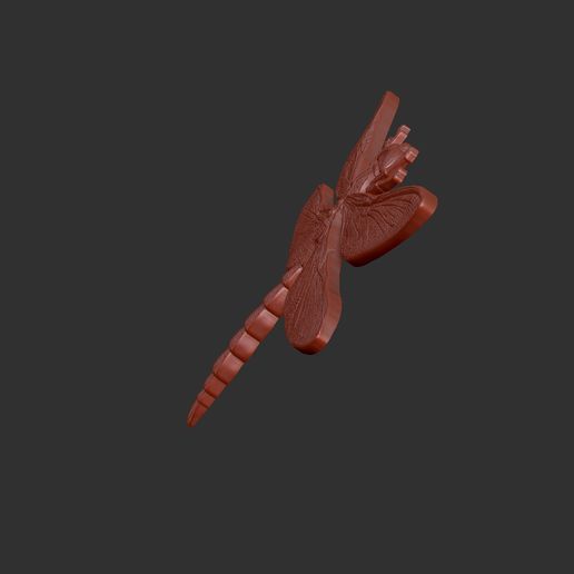 📁 Dragonfly 3d relief .stl file・ STL File for 3D printing and CNC ...