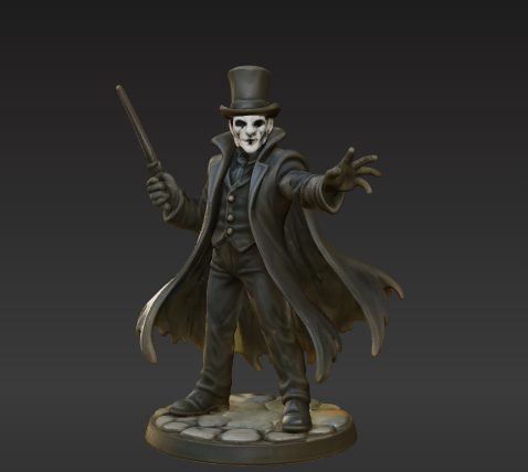 🎲 The Magician Miniature・Archivo STL para Impresión 3D・Cults