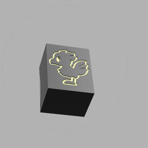 Final Fantasy Chocobo Emblem – Deck Box 🐥💛・ STL File for 3D printing・Cults