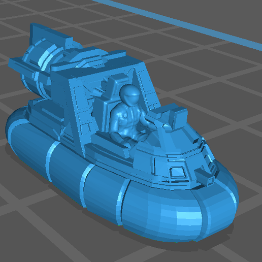 🎲 Skimmer Recon Hover Craft・ STL File for 3D printing・Cults