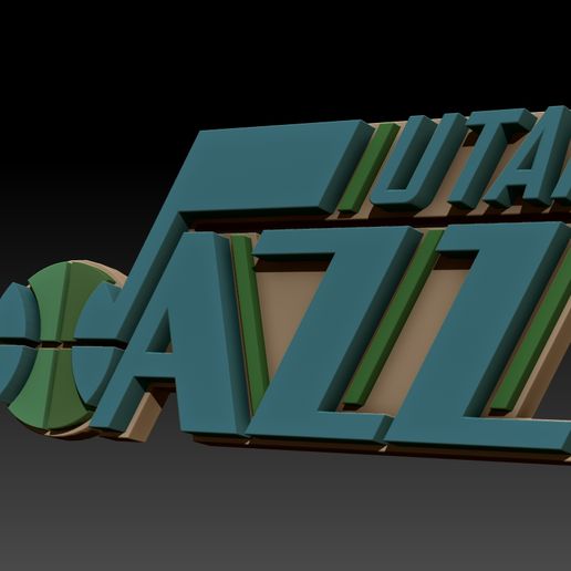 🗝️ NBA Utah Jazz keychain Badge Printable and Renderable・ 3D File for ...