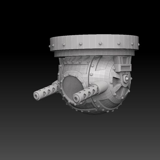 Ball Turret・ 3D File for ・Cults