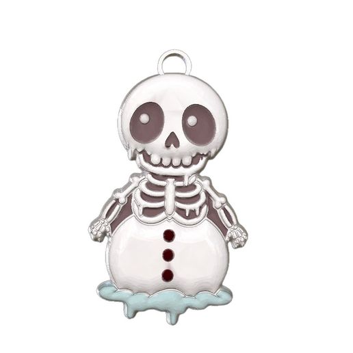 3D file Creepy Christmas Ornament Melting Skeleton Snowman 🎄 ・3D ...