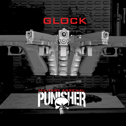🦸 The Punisher MCU Kit・ STL File for 3D printing・Cults