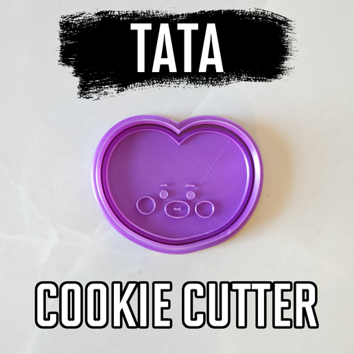 Archivo STL BT21 TATA CORTADOR DE GALLETAS Y SELLO 🚐 ・Plan para ...