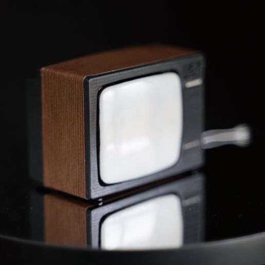 ⏺️ Vintage TV "Record"・ STL File for 3D printing・Cults