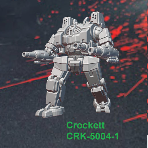 ♟ BattleTech Crockett / Katana Collection・Free STL File for 3D printing ...