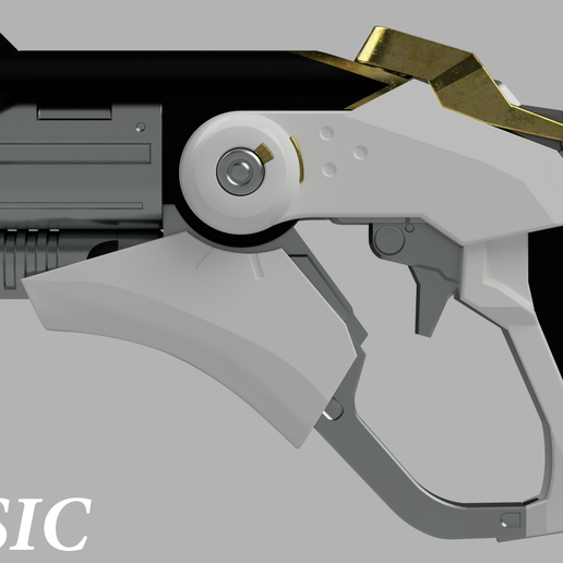 🔫 Overwatch Mercy Gun Classic・ STL File for ・Cults