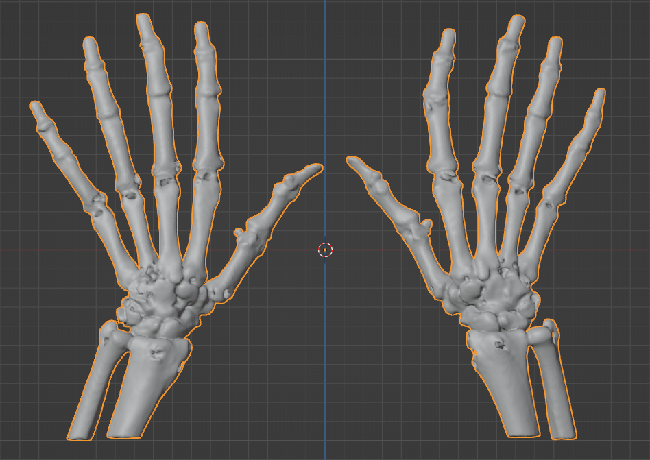 STL file 3d model of hand bones・3D print object to download・Cults