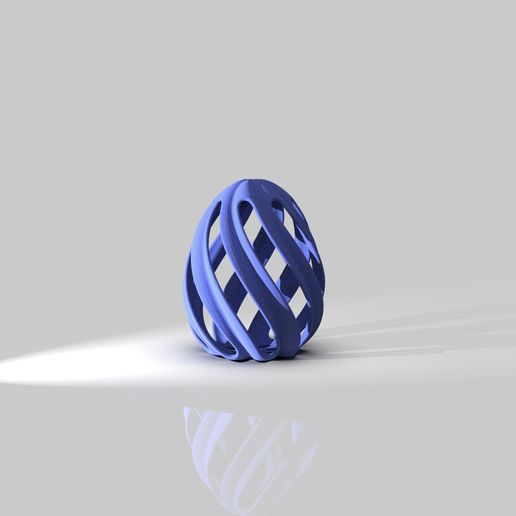🗿 Interwoven Helix Lattice Sculpture・ STL File for 3D printing・Cults
