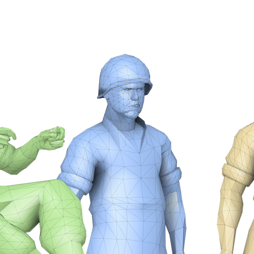 STL file Driver figures Rc model making 🚚 ・Template to download and 3D ...