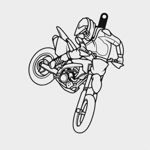 3MF file supermoto keychain 🗝️ ・3D print design to download・Cults