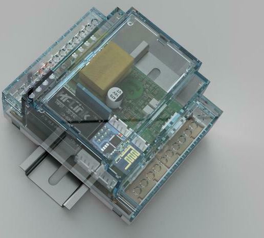 🧑‍🔧 PZEM-004 DIN rail mounted power monitoring unit・Free 3D File for ・Cults