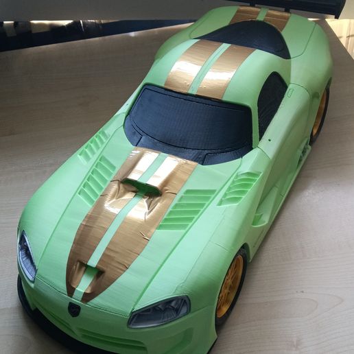 🚗 RC 1/10 Viper - Blacklist #4・3D Print with the Ender 3 v2 3D printer ...
