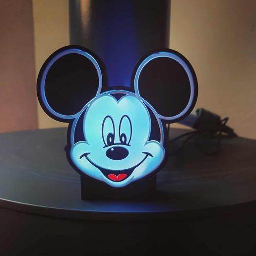 🧒 MICKEY, LED LIGHT・ STL File for 3D printing・Cults
