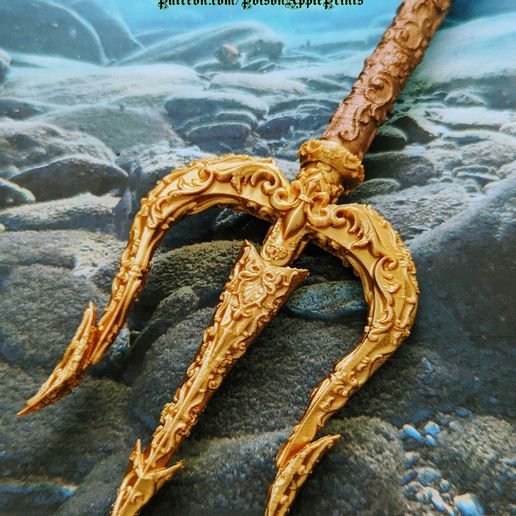 🤴 Disney Ornamental - King Triton's Trident (The Little Mermaid)・ STL ...