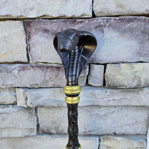 🐍 Cobra Serpent Staff for Cosplay Larping or Looking Awesome・ STL File ...