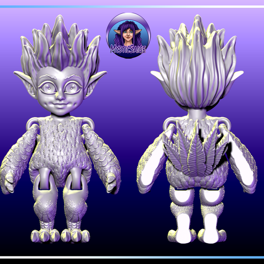 👶 Baby Harpy・ 3D File for ・Cults