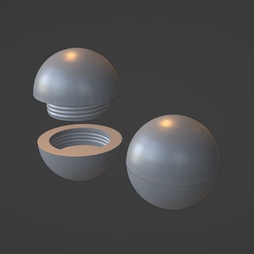🔩 Sphere・ OBJ File for 3D printing・Cults