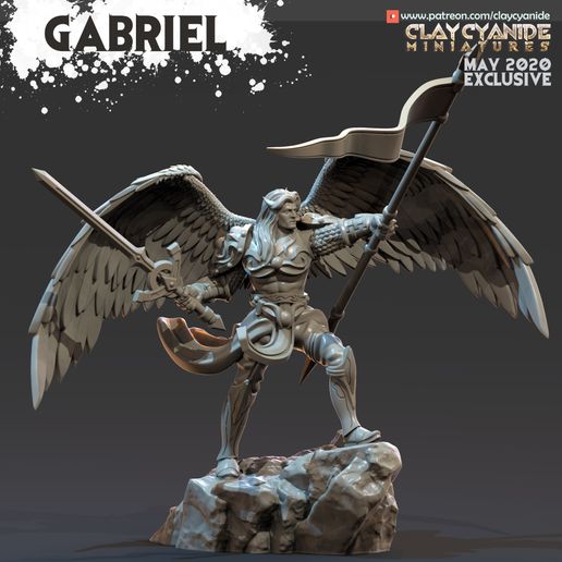 👾 Gabriel・ 3D File for 3D printing・Cults