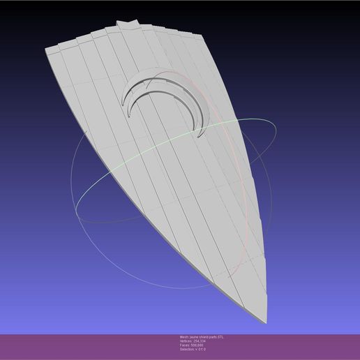Fichier STL RWBY Jaune Arc Shield Assemblage imprimable 🛡️ (OBJ et STEP ...