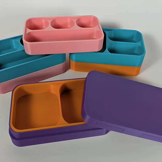 🍱 Expandable Bento Box・ STL File for 3D printing・Cults