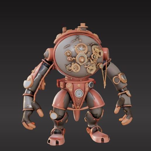 STL file Steam Punk Monster 3D STL file for printing 😤 ・3D printer ...