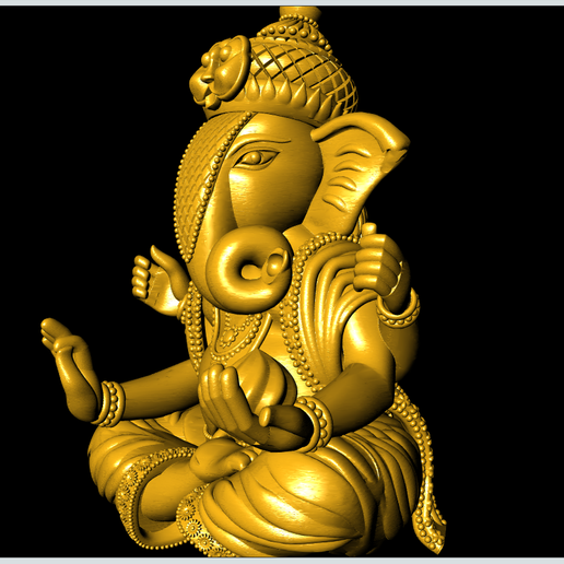 🗿 Ganesha 3D Model File2・ STL File for ・Cults